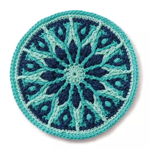 आधुनिक Crochet Mandalas