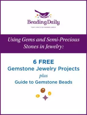 The Ngagunakeun gems sarta Batu Semi-Adi dina perhiasan eBook bébas hadir kalawan 6 bebas proyék perhiasan gemstone sarta pituduh pikeun manik gemstone.