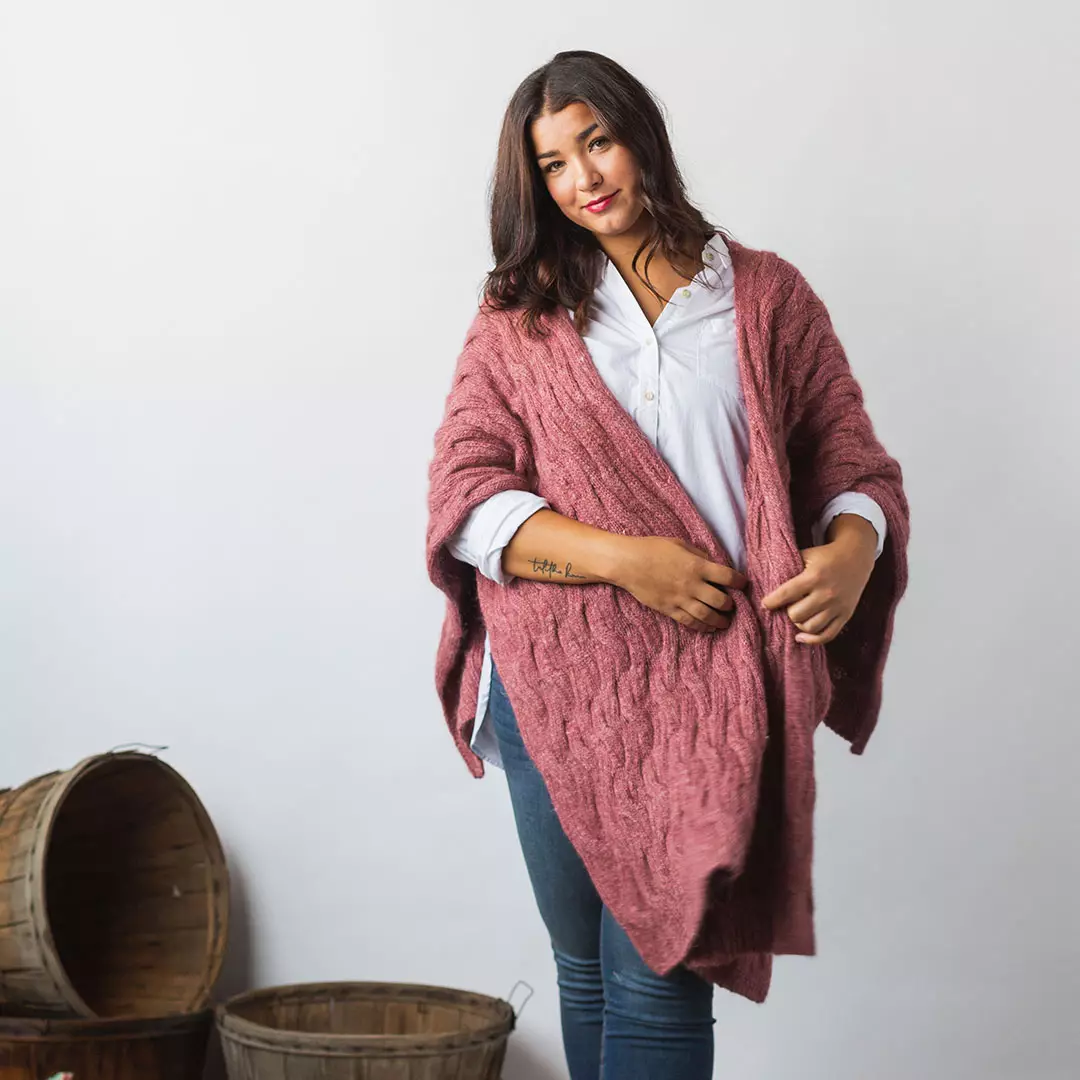 shawl knitting රටාව