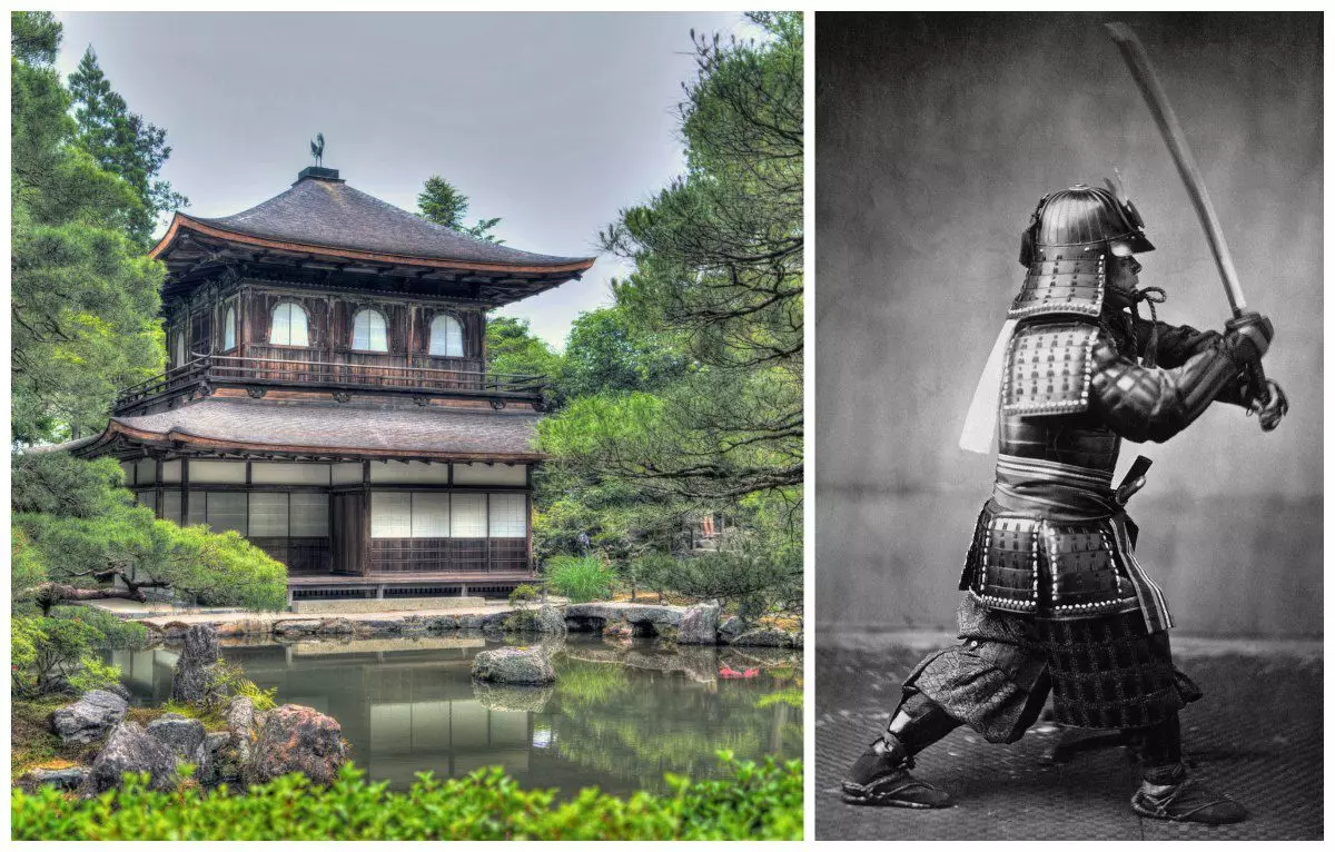 Ang kasaysayan ni Kumihimo nahigot sa mga templo sa Budhista ug sa hinagiban sa mga samurai nga manggugubat.