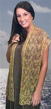 Maidenhair Lace Wrap, como visto no Knitting Daily TV, episódio 1007 10669_1