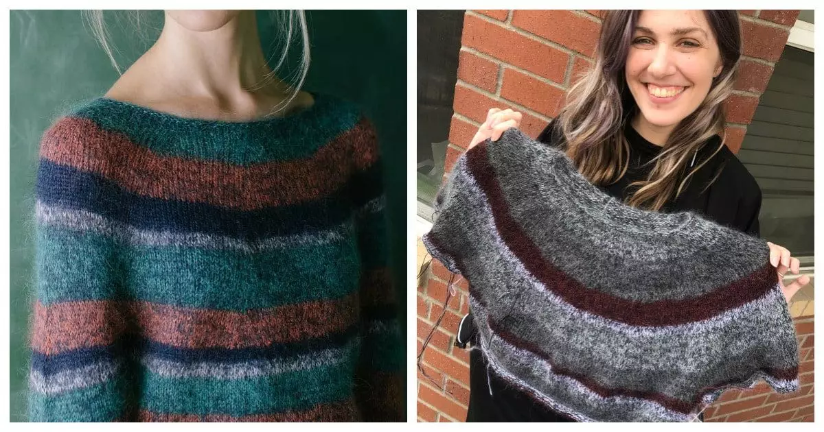 Knitting Out-of Season: Saturn's Rings Pullover