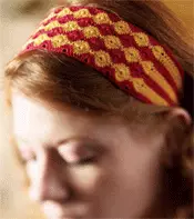 ክሮሼት የጭንቅላት ባንድ፣ Marigold Headband በሳራ አንብብ