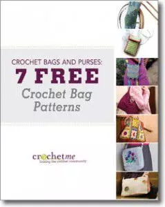 7 Dawb Crochet Bag Patterns eBook yog zoo meej rau cov uas tab tom nrhiav rau cov qauv tshiab crochet hnab kom tiav.
