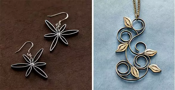 Quilling Paper Jewelry 的艺术：了解基本的 Quilled Paper 形状