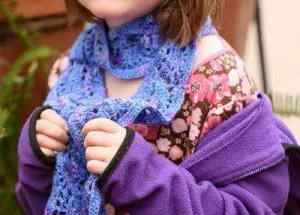 Crocus Scarf - кызыклы крокет шарф үрнәге - салкын өчен иң яхшы шарф.