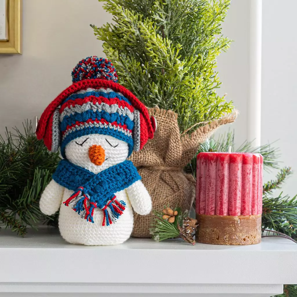 chill snowman crochet choyika zidole