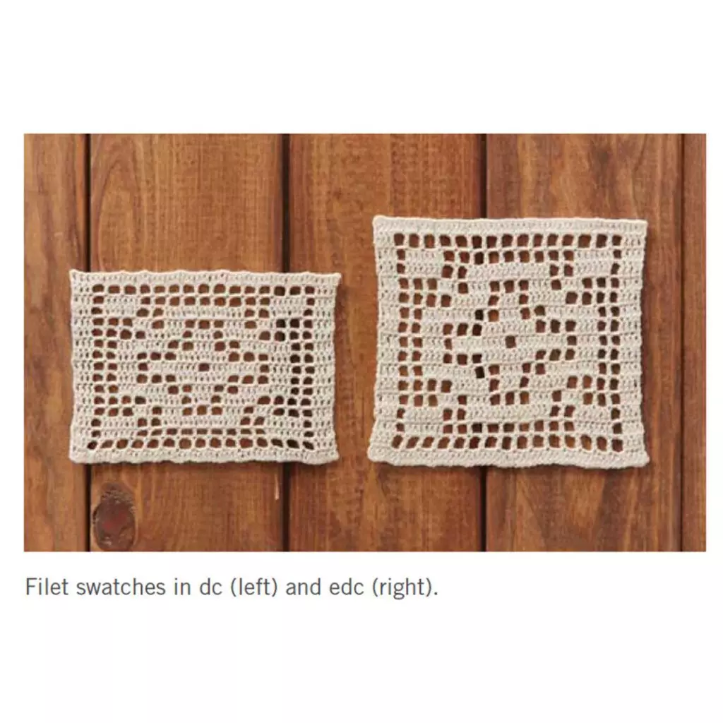 ins ແລະ outs ຂອງ crochet filet