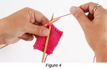 Hibal-i kung giunsa ang pagbugkos sa pag-knitting pinaagi sa pag-knitting sa atubangan nga mga loop sa pagkunhod, o loop, bind-off nga teknik.