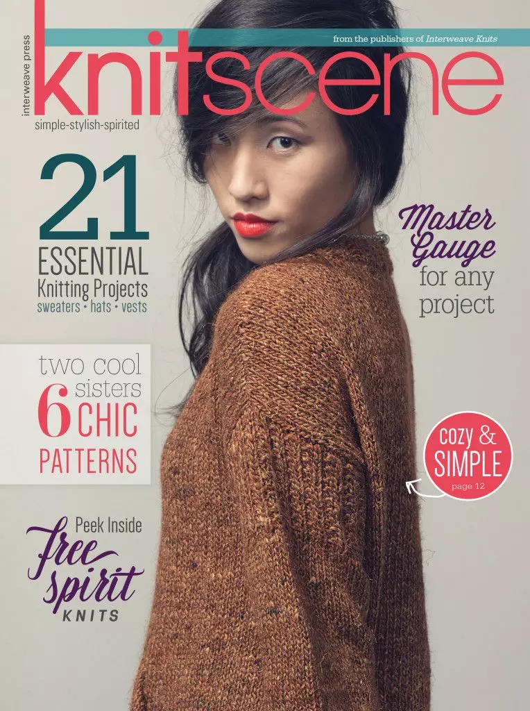 Knitscene শীতকালীন 2015 কভার