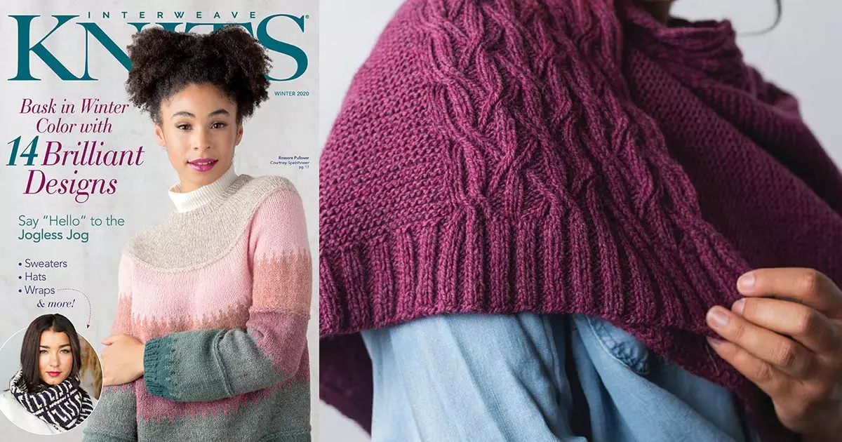 Explora a cor este ano con Interweave Knits Winter 2020