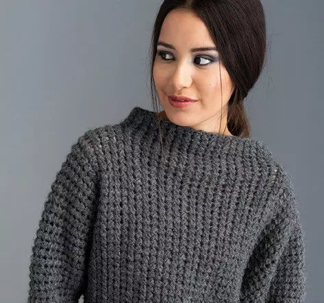 The Crochetist 2019 raqamli naqshlar to‘plamidan Jeyn Xovort tomonidan Fullerene Pullover