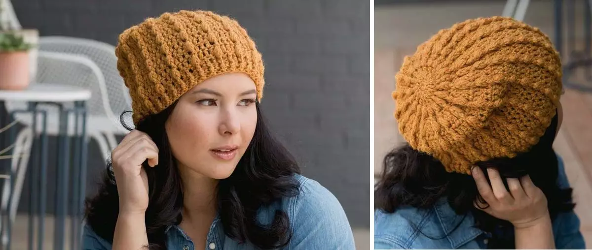 Crochet Project yeVhiki: Coriander Puff Hat
