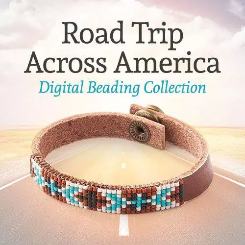 The Road Trip Across America Ġabra ta 'ġojjellerija biż-żibeġ