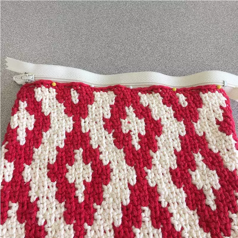 Tutorial: Dirûtina Zippers li Crochet 17539_2