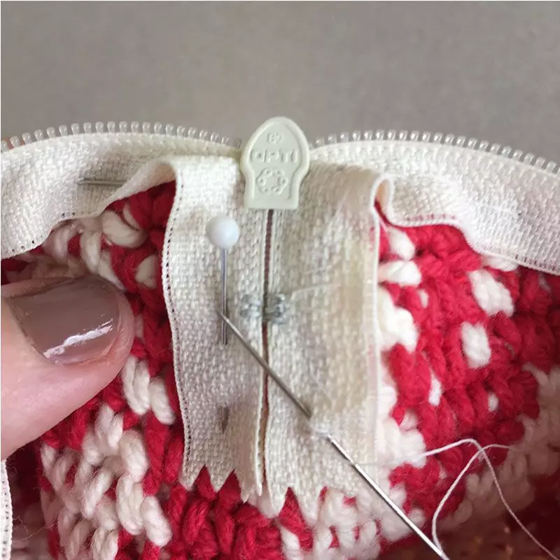 Tutorial: Dirûtina Zippers li Crochet 17539_6