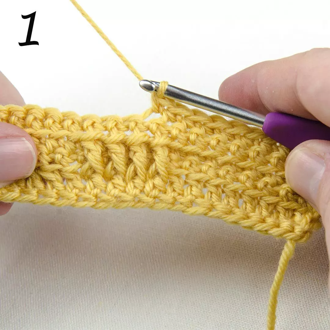 Xadhkaha-Stitch-ka-Stitch: Wasskaaga Cusub ee Crochet 17667_8