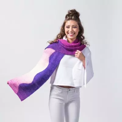 ຮູບແບບຂອງອາທິດ: Shape Shifter Scarf ຈາກແບບ Gradient 18152_2