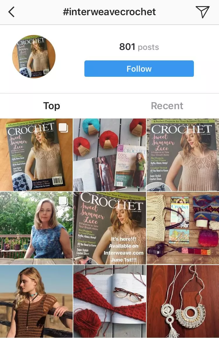 „Instagram“ tinkle „Hook Up with Interweave Crochet“. 18749_1