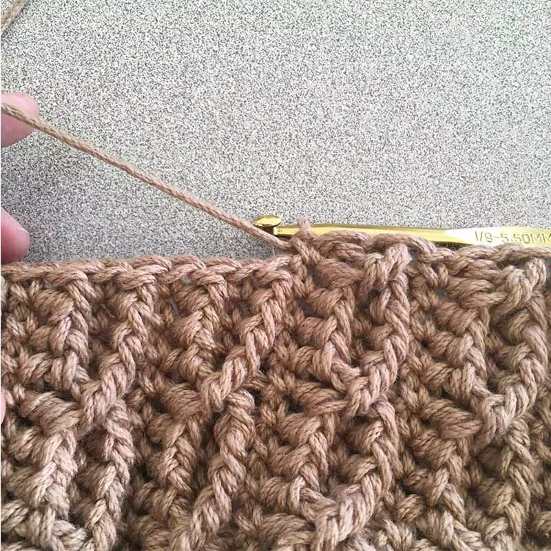 Crochet Cables တွေအတွက် အသစ်လား။ ဤသည်မှာ သင်စတင်ရန် ပရောဂျက်ဖြစ်သည်။ 19508_1