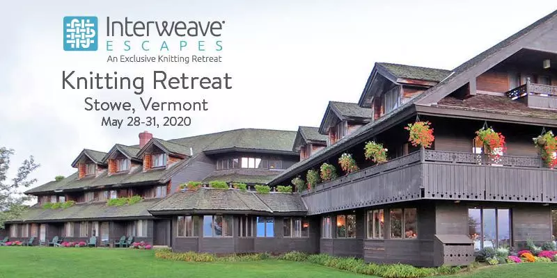Haɗa Interweave Escapes a Stowe, Vermont Mayu 28-31, 2020 tare da malami Lorilee Beltman