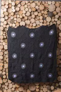 Lub caij ntuj no lub qhov muag Afghan Crochet Blanket