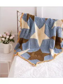 Seaside hekl Throw eftir Rhonda Davis | CrochetMe.com
