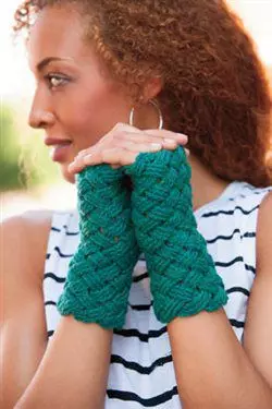 Basketweave Mitts: Master Edgeless Crochet Cables