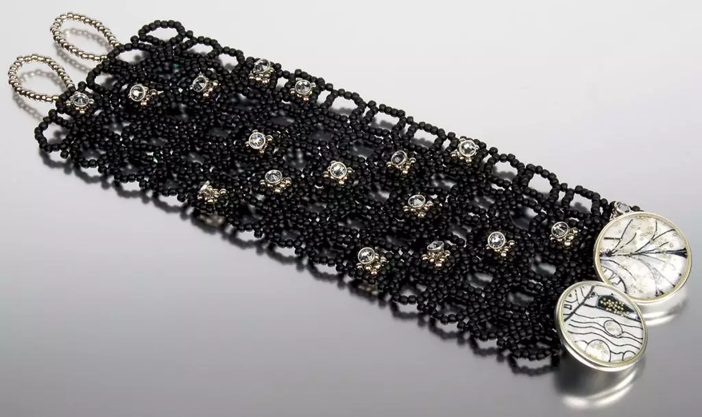 kona yekurudyi weave seed bead yebracelet tutorial, kubva kusanganiswa bead yembeu naRachel Nelson Smith, naTammy Honaman