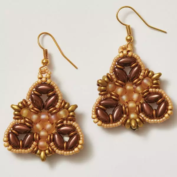 Irisbell Earrings Gold Colorway