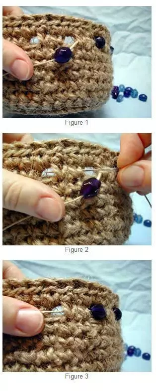Kwandon Jute Crochet Beaded 22728_4