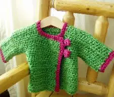 Baby Venku je zima – Dětský háčkovaný svetr zdarma 22754_5