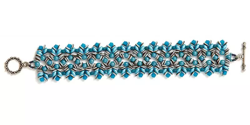 Ondina-armband: blauwe kleur