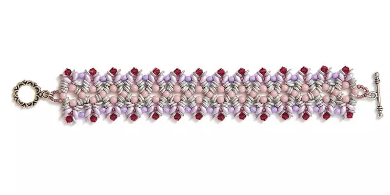 Ondina Bracelet: Purple Colorway