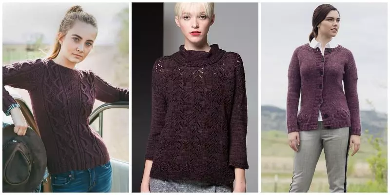 patróns de tricot de xersei de outono