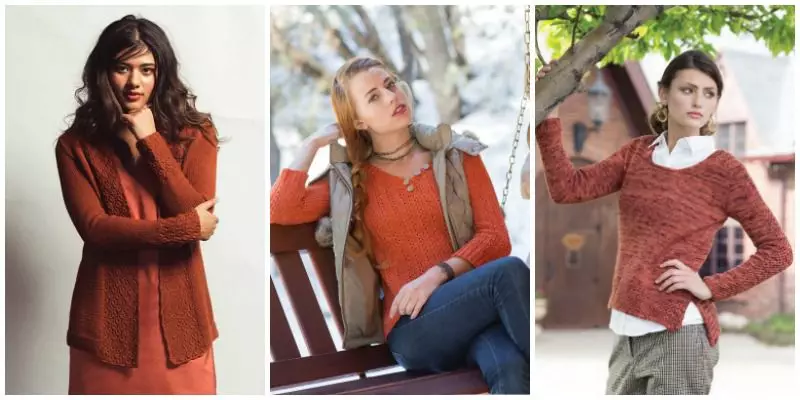 patróns de tricot de xersei de outono