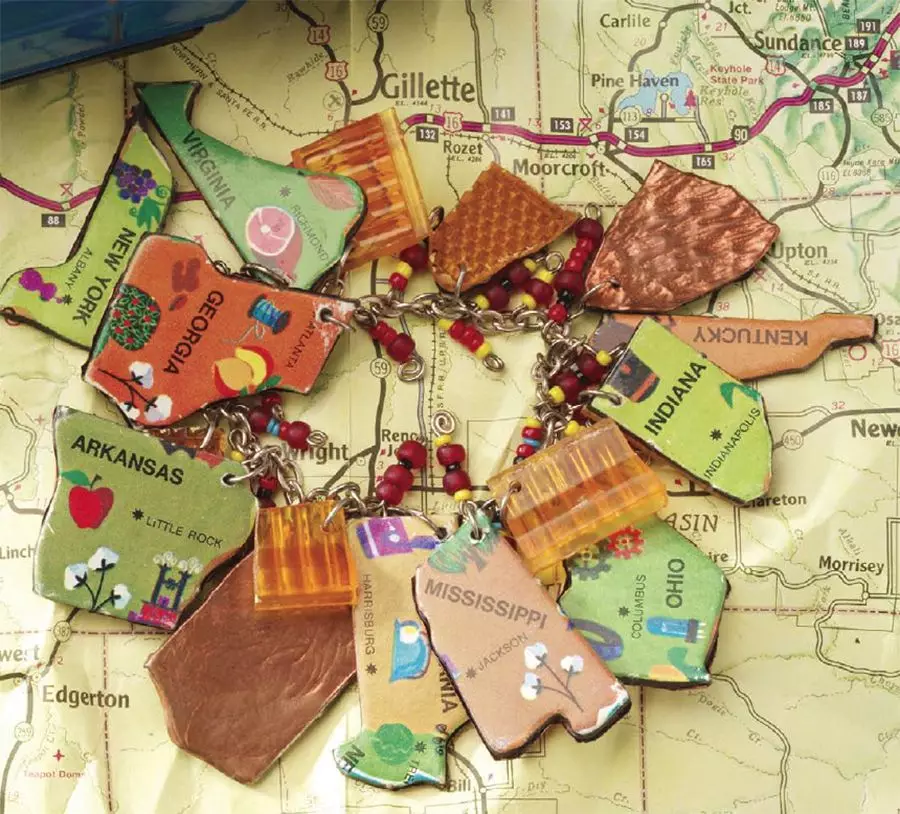 سفر جاده ای توسط ژان کمپبل، مجموعه بافندگی مهره های آمریکایی Trip Across