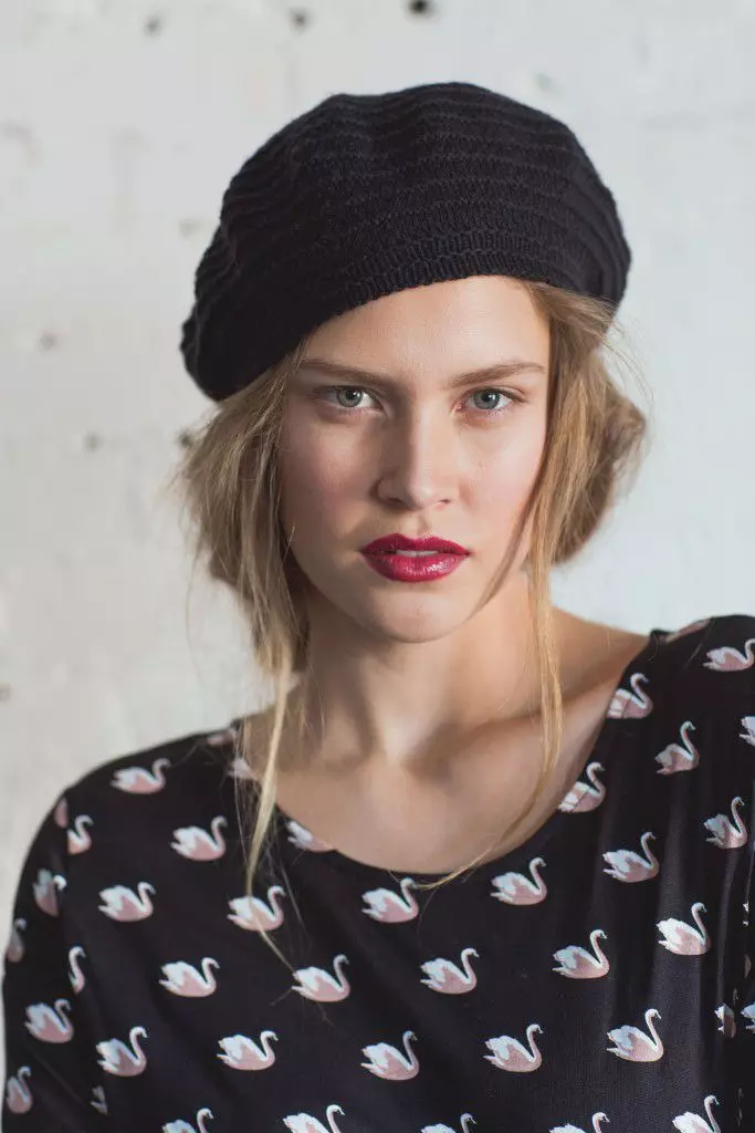 Ji bo Detektîfek Xanim Beretek Fit Knit: The Phryne Beret