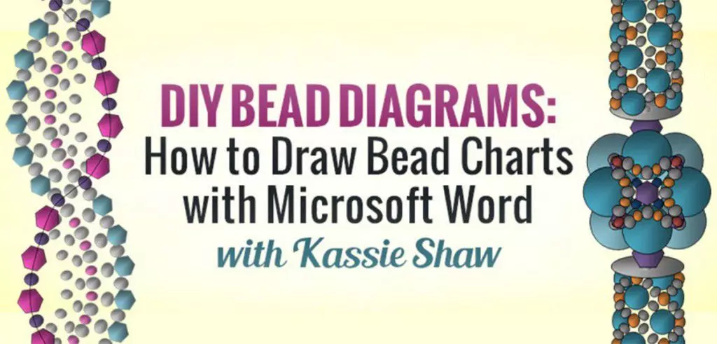 Kassie Shaw's DIY-kralendiagrammen: kralendiagrammen tekenen met Microsoft Word