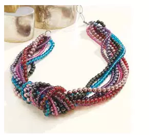 Bead Knotted Necklace yemahara chirongwa naCody Westfall