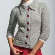 jaket couturier pola nyulam knitscene ragrag 2015