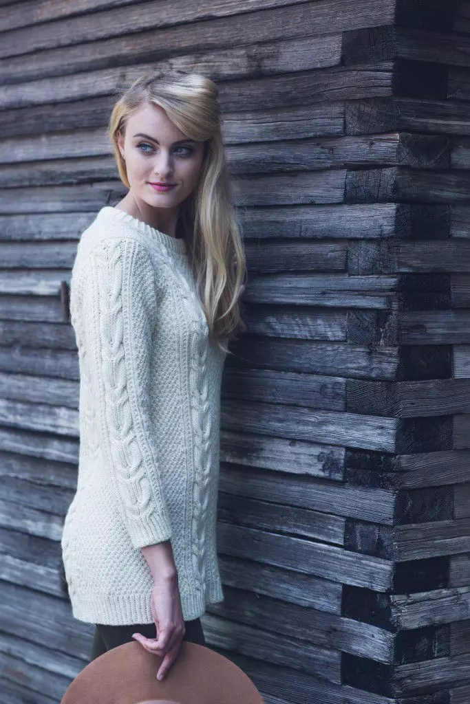 Linda Marveng Inverness Sweater տրիկոտաժե սվիտեր օրինակ