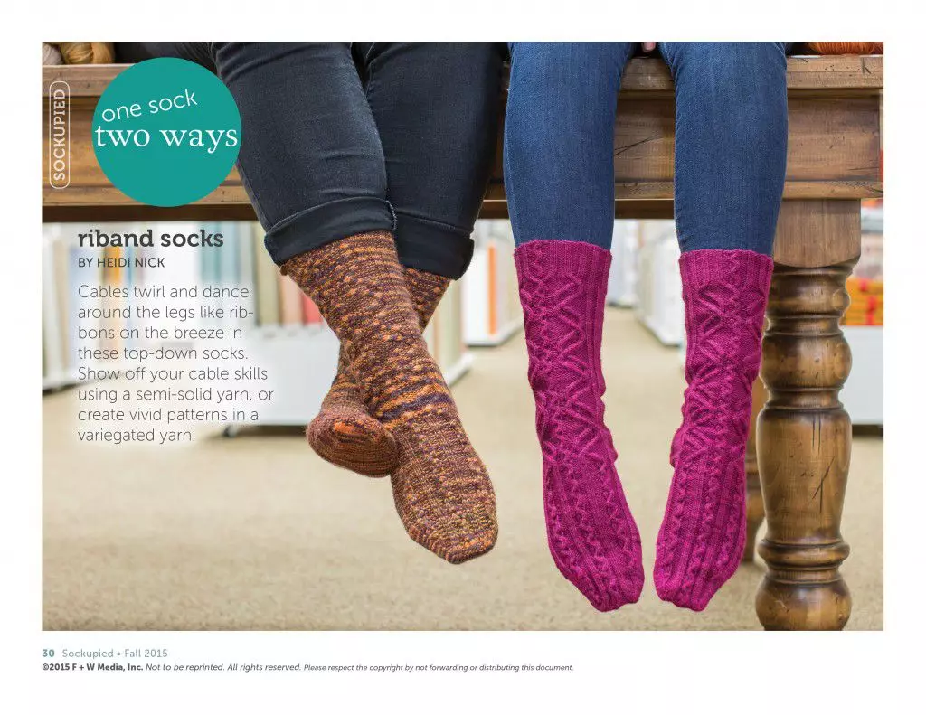 Geriausias. Kojinių mezgimo raštai. Kada nors. Jums patiks naujas Sockupied numeris, kuriame yra begalė megztų kojinių idėjų, todėl įsigykite savo šiandien ir užpildykite kojinių stalčių!
