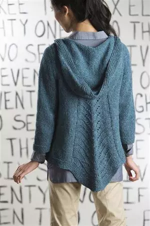 Amy Gunderson Swingback Hoodie knit.purl Bihar/Havîn 2015