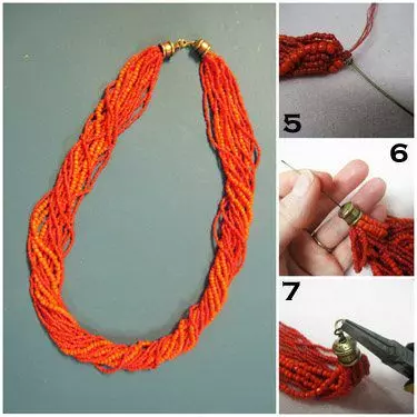 Coral Multistrand necklace How-To 25781_2