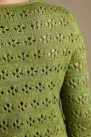 Magugustuhan mo ang maliit na proyekto sa pagniniting na may kasamang knitted pullover pattern na tinatawag na Vergennes Pullover...perpekto para sa travel knitting.