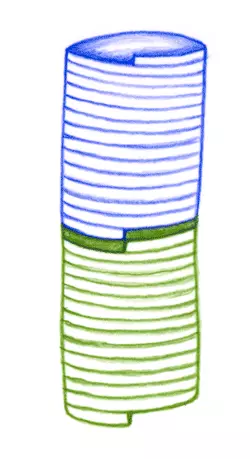 ಹೆಣಿಗೆ ಯಂತ್ರಶಾಸ್ತ್ರ (ಮತ್ತು ಎರಡು ವೃತ್ತಾಕಾರದ ತುಂಡುಗಳನ್ನು ಒಟ್ಟಿಗೆ ಕಸಿ ಮಾಡುವುದು ಹೇಗೆ) 26484_3