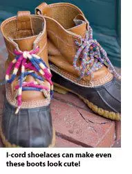 I-cord shoelaces