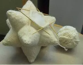 Puntu edo crochet Dodecaedro Star Tree Topper (edo jostailua) 26822_1