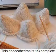 Puntu edo crochet Dodecaedro Star Tree Topper (edo jostailua) 26822_2